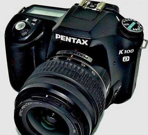 Зеркальный фотоаппарат pentax k100d