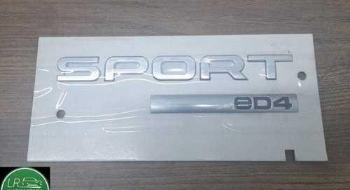 Надпись двери багажника sport "sport ED4" задний