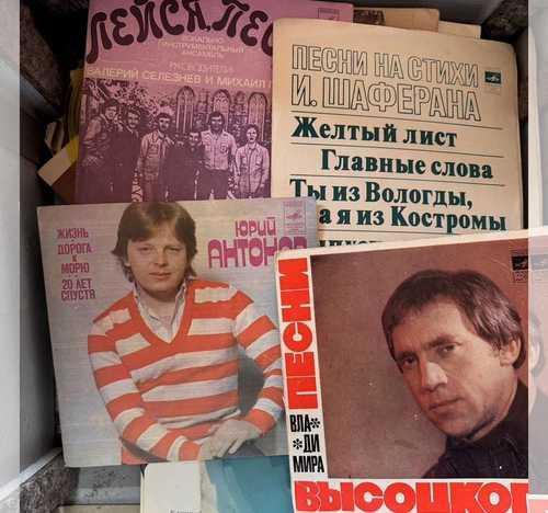 Виниловые пластинки много