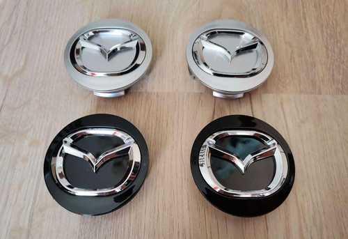 Колпачки заглушки на литые диски 55 и 57mm Mazda