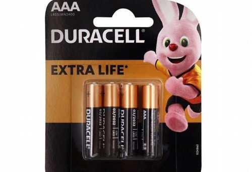 Батарейки duracell аaа 4шт. Новые