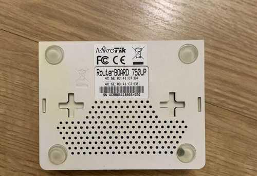 MikroTik routerboard 750UP