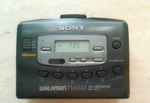 Кассетный Плеер Sony WalkMan (Wm-Fx407)
