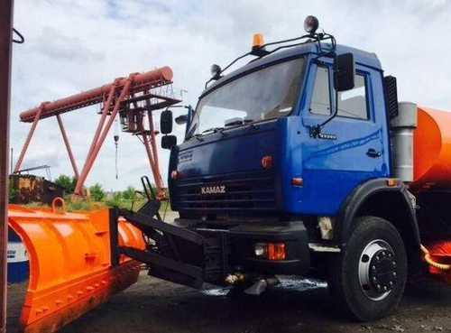 Кабина кдм на шасси Камаз 65115, синяя
