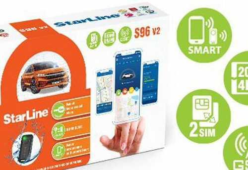 StarLine S96 v2 BT 2CAN+4LIN 2SIM GSM 4002891 S
