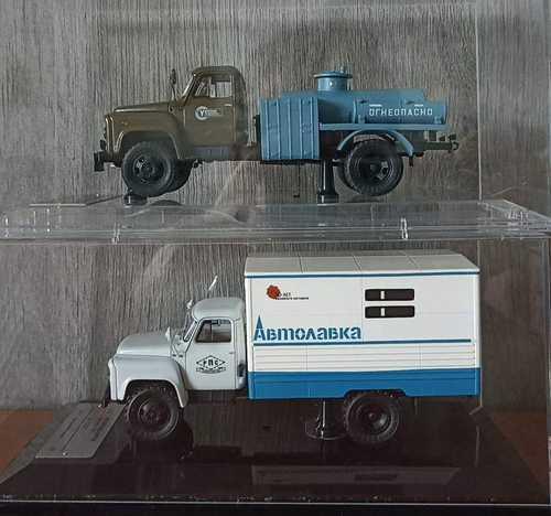 1/43 газ-53А Автолавка и газ мз-3607 Dip models