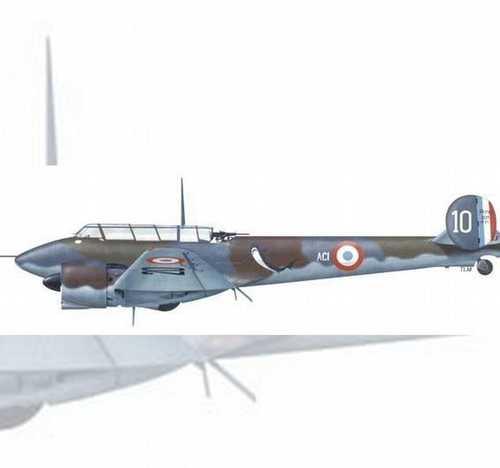 Модель самолёта Potez 631 1:72