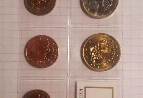 Набор монет евро Кипр