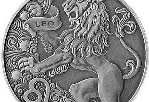 Монета Лев медь-никель Беларусь 2015 год капсула