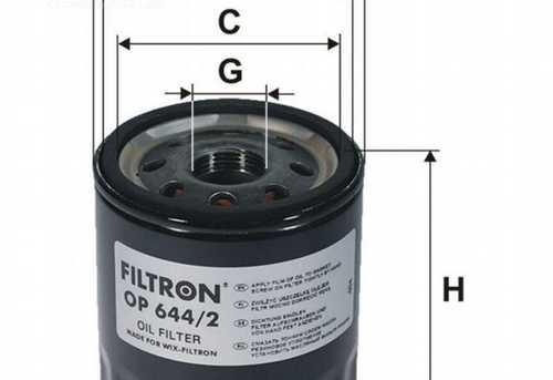 Filtron OP644/2 Фильтр масляный chrysler