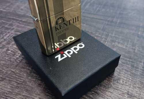 Зажигалка zippo с гравировкой Kent
