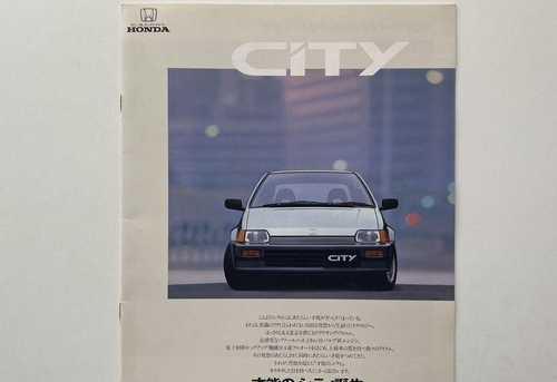 Дилерский каталог Honda City 1986 Япония