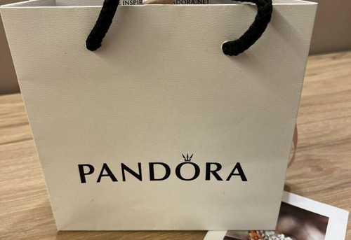Pandora подарочный пакет и салфетка