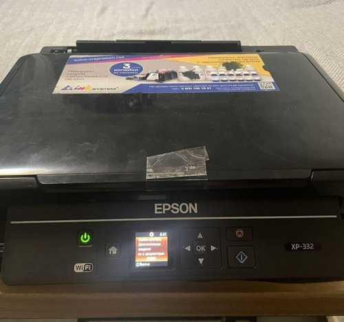 Мфу epson xp-332 на запчасти