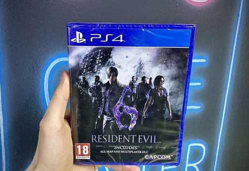 Диск ps4 ps5 Resident Evil 6