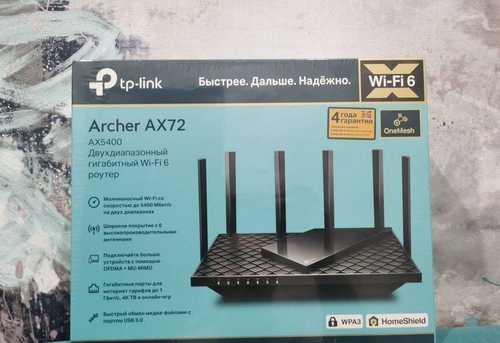 Wi-Fi роутер TP-link Archer AX72 Новый