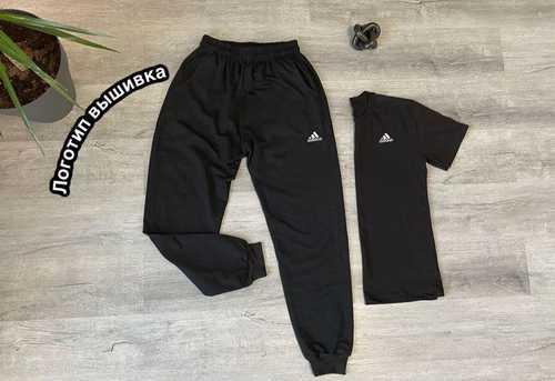 Спортивный комплект Adidas черный новый