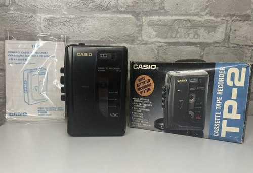 Кассетный аудиоплеер рекордер Casio TP-2