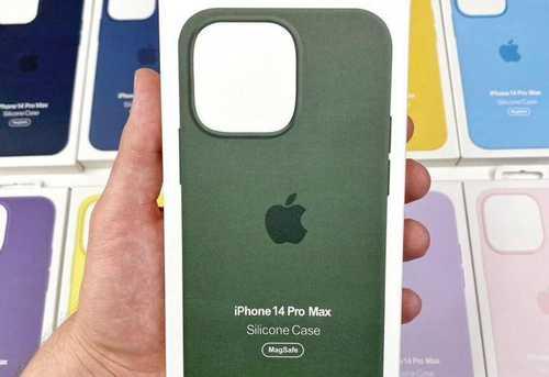 Чехол на iPhone 14 Pro Max (Копия MagSafe) Olive