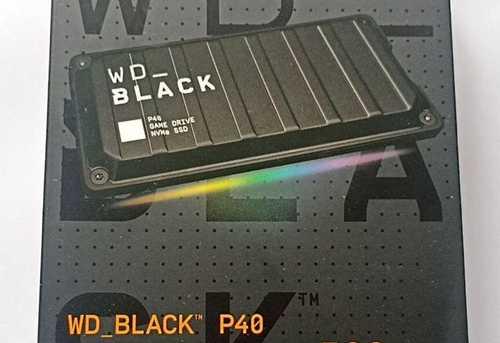 Внешний SSD диск Western Digital black P40 500гб