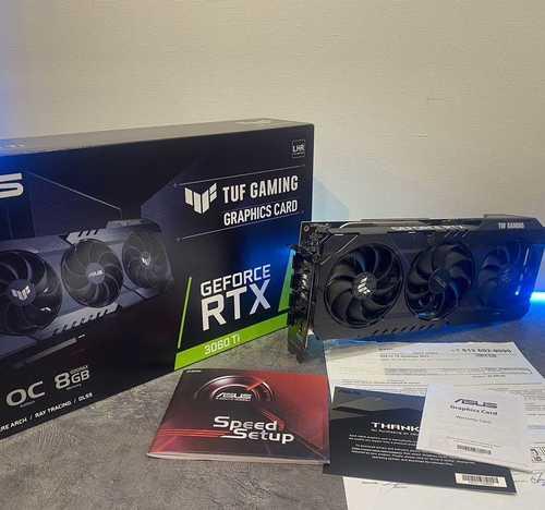 Видеокарта RTX 3060 TI asus TUF