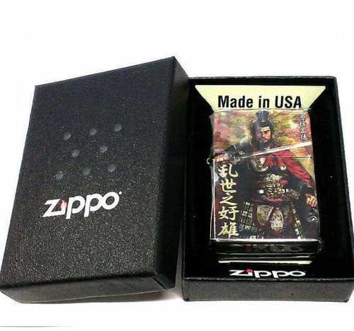 Зажигалка Zippo" Самурай " японский