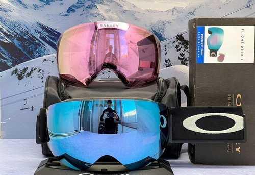 Комплект Oakley Flight Deck XL Sapphire + HI Pink