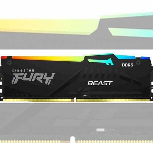 Оперативная память Kingston Fury Beast KF548C38BBA-16 DDR5 - 1x 16гб 4800мгц, dimm, Ret KF548C38BBA