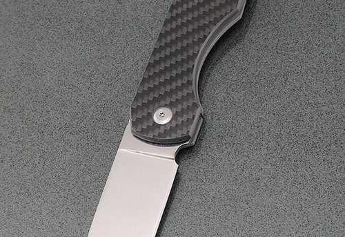 Нож складной Кайман сталь Х12мф накладки карбон +