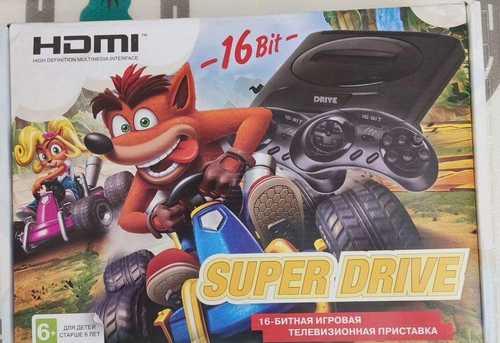 Sega Super Drive 2 + 2 картриджа