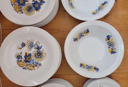 Тарелки из набора посуды colditz inglazur GDR