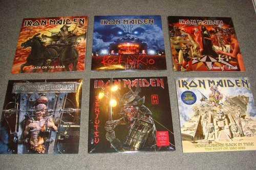 Коллекция Iron Maiden 6LP (новые)