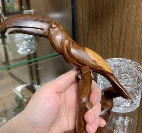 Тукан из Коста-Рики, статуэтка, дерево