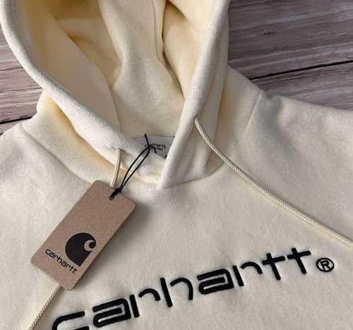 Худи Carhartt бежевая мужская