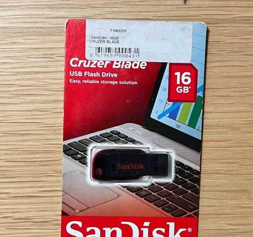 SanDisk usb флешка 16 Gb в упаковке