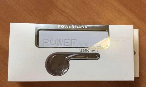 Power bank 2600 mah. Новый