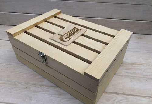 Ящик деревянный подарочный оптом