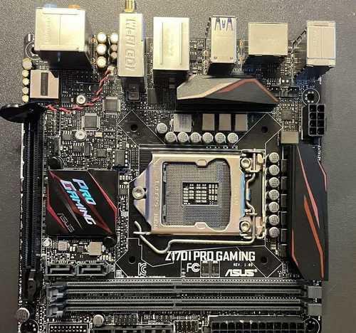 Материнская плата asus z170 i pro gaming