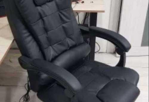 Офисное кресло из экокожи с Массажером