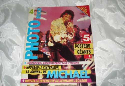 Michael Jackson журнал photo rock+5 плакатов-1990г