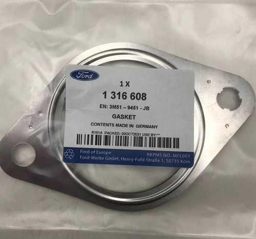 Прокладка глушителя ford 1316608