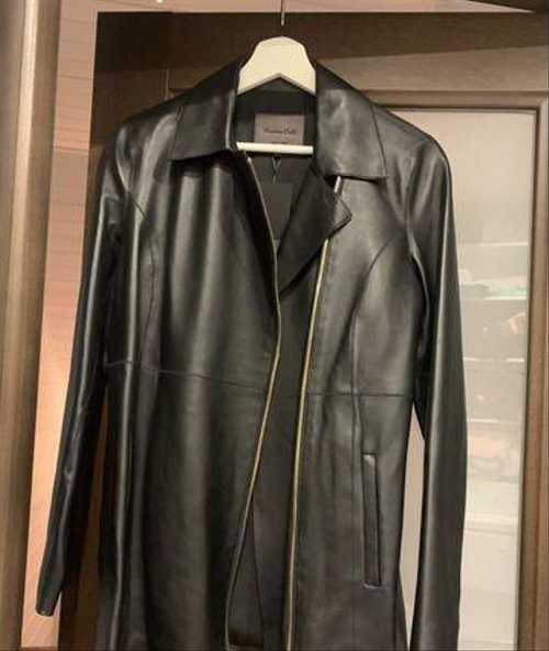 Кожаная куртка Massimo Dutti новая