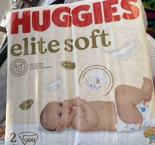 Huggies elite soft подгузники для детей 4-6 кг