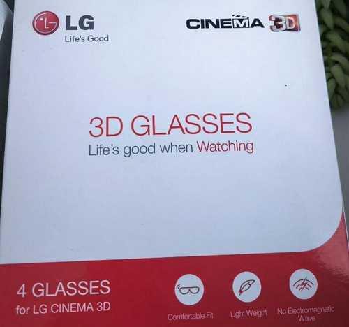 3D очки для телевизора LG