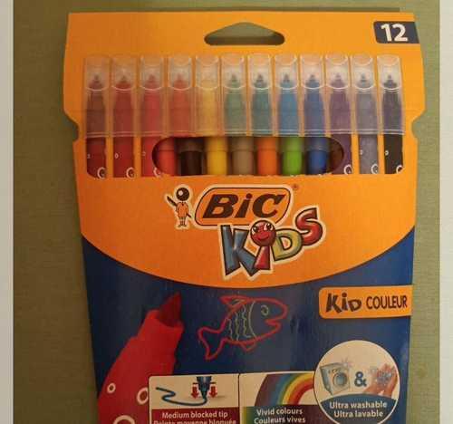 Фломастеры 12 цветов Bic Kid Couleur