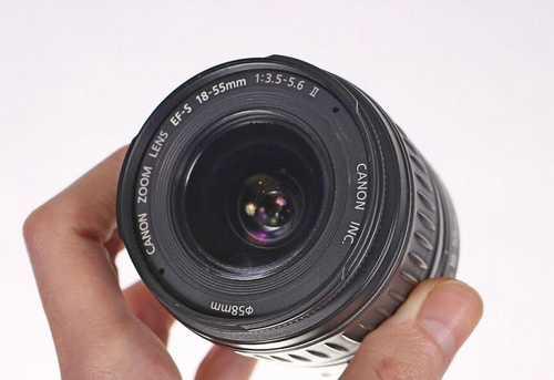 Объектив Canon EF-S 18-55 f3.5-5.6 II на запчасти