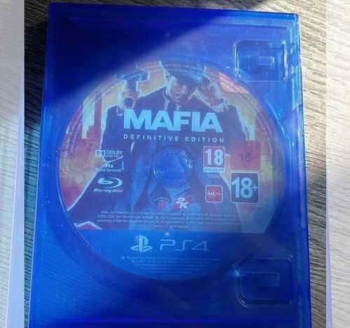 Mafia definitive edition ps4 диск