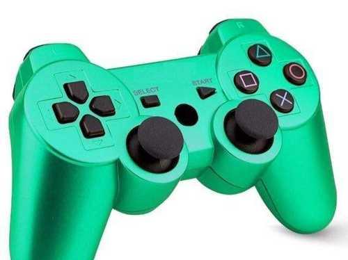 Джойстик PS3 зеленый