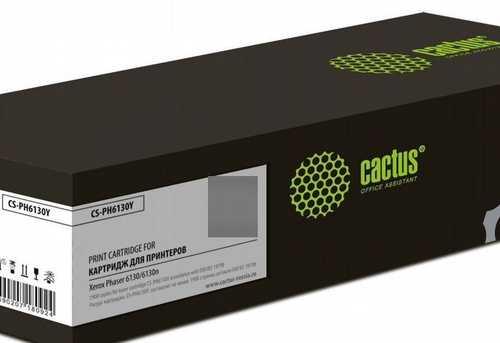 Картридж лазерный Cactus CS-PH6130Y 106R01284 желт