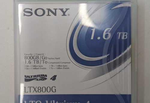 Картридж LTX800GR, Sony, LTO-4, 800 (1600) GB